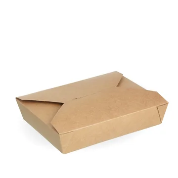 1687: #2b Kraft Hot Food Box – 300/carton – Raynor Hygiene