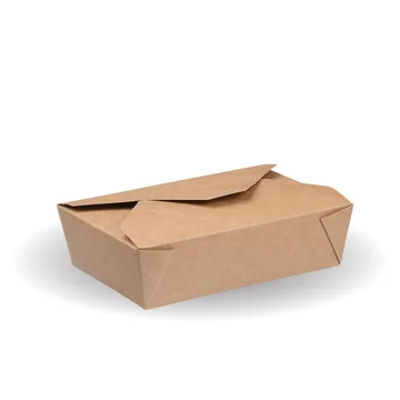 168703: #2c Kraft Hot Food Box – 300/carton – Raynor Hygiene