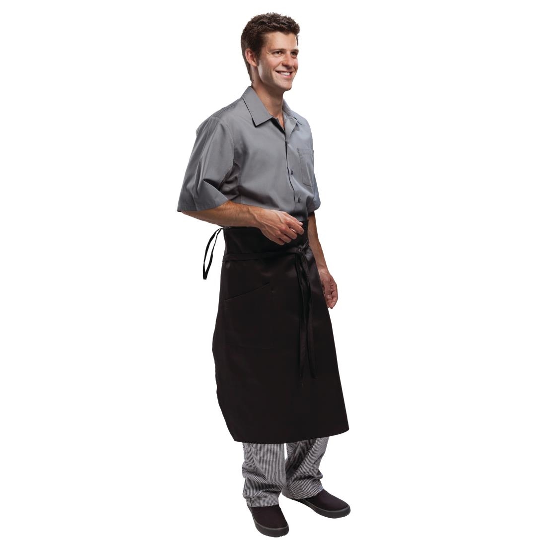 Chef Works Executive Chefs Tapered Apron Black – Raynor Hygiene